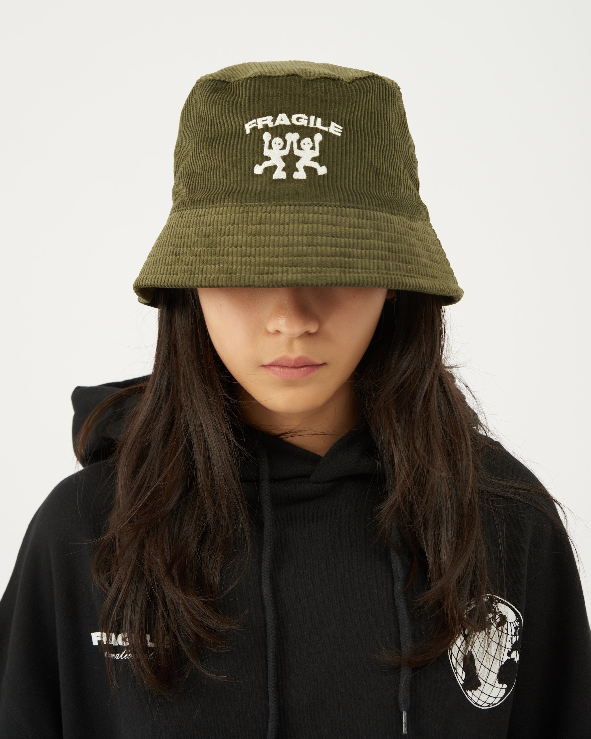 FRAGILE® Bucket Hat / Olive | FRAGILE CLUB